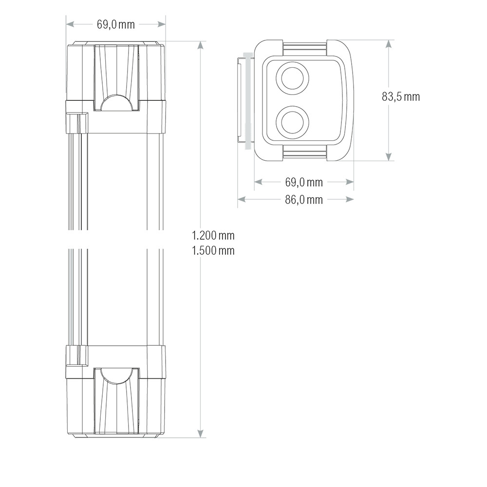 LED Linear-Leuchte An/Aus | LED Linear-Leuchte 1200mm 20-60W, 4K|5K|6K ...